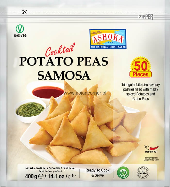 Ashoka Potato Peas Cocktail Samosa 50pcs | Asian Corner