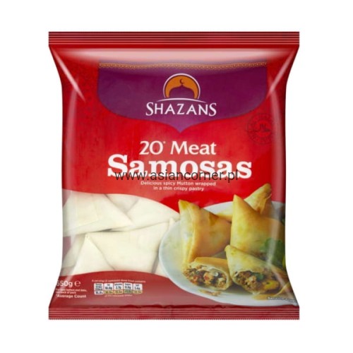 Shazans Mięso Samosa 20pcs Asian Corner